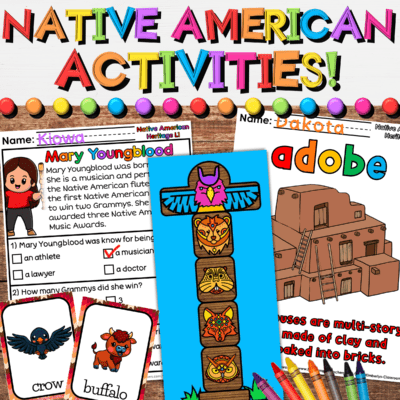 Native American Heritage Month Activities Archives - Kimberly's Classroom