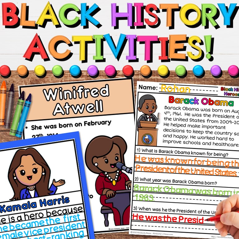 21 FUN AND EDUCATIONAL BLACK HISTORY MONTH ACTIVITIES FOR STUDENTS ...