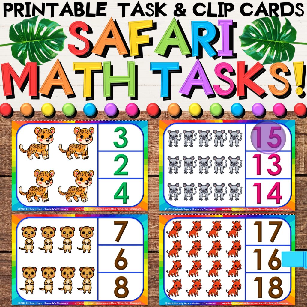 HOW TO USE TASK CARDS IN THE CLASSROOM - Kimberly's Classroom