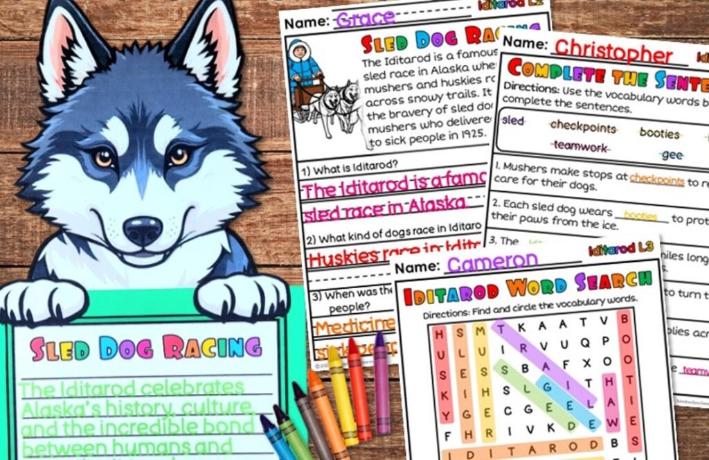IDITAROD ACTIVITIES FOR YOUR CLASSROOM - Kimberly's Classroom